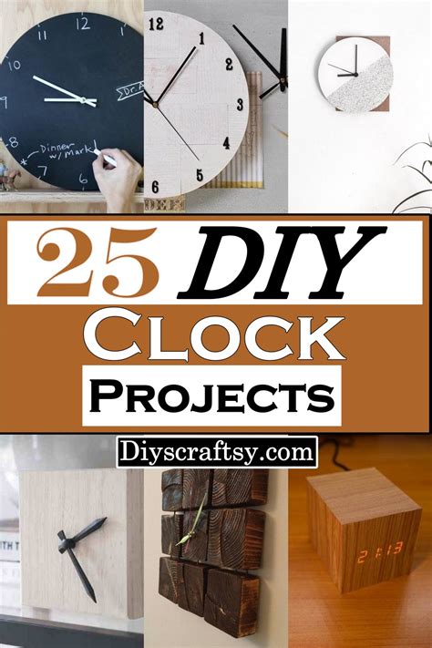 25 Diy Clock Projects For Any Wall Diyscraftsy
