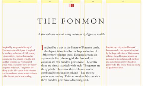 Custom Grid Design For Structured Website Mockups