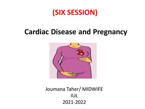 SOLUTION: Cardiac disease and pregnancy - Studypool