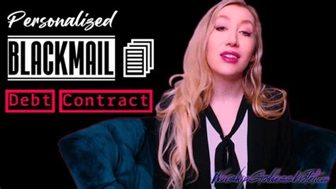 Personalized B Debt Contract Sweet Violet Clips4sale