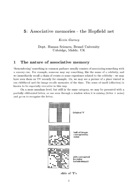 hopfield networks tutorial pdf artificial neural network spin