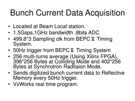 Ppt Design Of BepcⅡ Bunch Current Monitor System Powerpoint Presentation Id 2739016