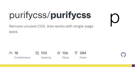 GitHub Purifycss Purifycss Remove Unused CSS Also Works With Single Page Apps