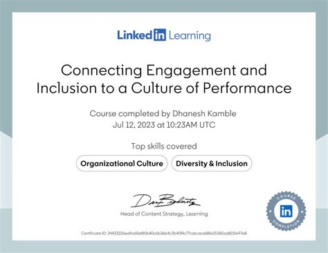Dhanesh Kamble On Linkedin Certificate Of Completion