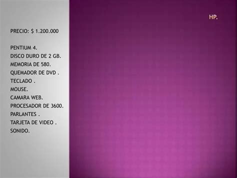 PPT HP PowerPoint Presentation Free Download ID 1938353