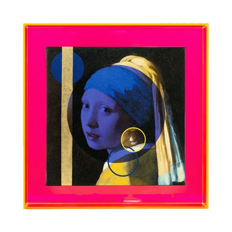 Meisje Met De Parel Bladgoud Ateljee Wandg