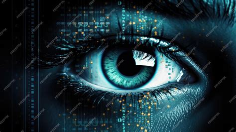 Premium Ai Image Privacy And Cybersecurity The Complexity Of Digital Ethics Background