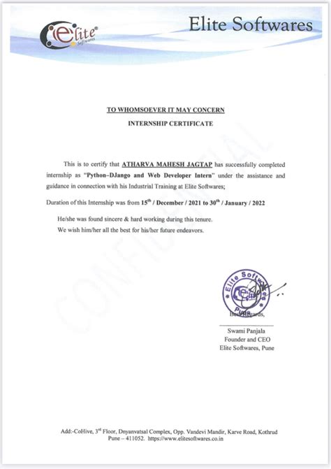 Atharva Jagtap On Linkedin Im Glad To Share That I Successfully