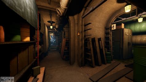 modular underground tunnels 3d model by abandoned world
