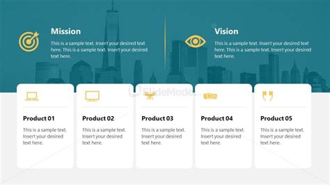 One Pager Product Summary Presentation Template Slidemodel