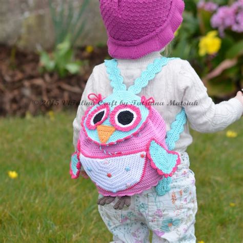 Owl Backpack Etsy