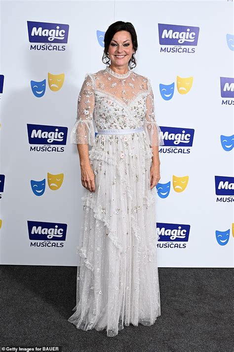 Ruthie Henshall Is The Epitome Of Glamour In A Semi Sheer Floral White