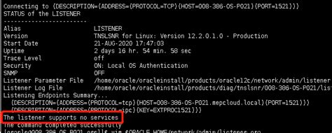 oracle 监听启动报The listener supports no services 八稚女 博客园
