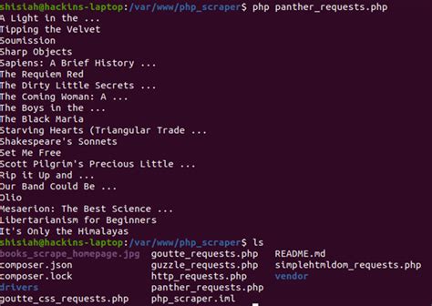 Web Scraping With Php
