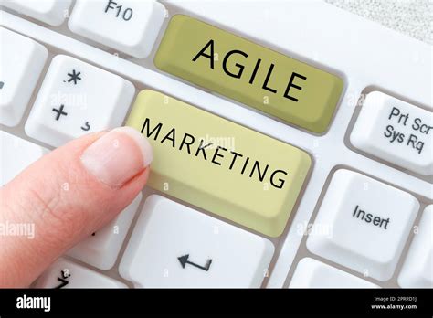 Text Caption Presenting Agile Marketing Business Showcase Anything