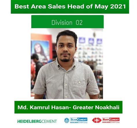 Md Kamrul Hasan On Linkedin Bestareasaleshead Heidelbergcement 23
