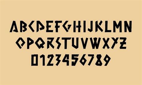 Aztec Graffiti Font