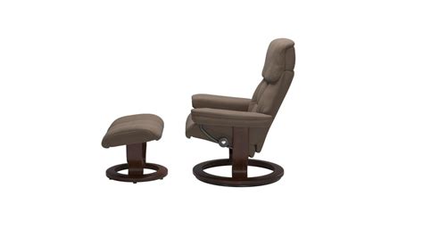 Stressless Ruby Classic Base Recliner With Footstool Molebrown