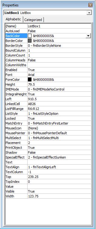 How To Use Create And Configure ActiveX Controls List Boxes In Excel And Excel HubPages