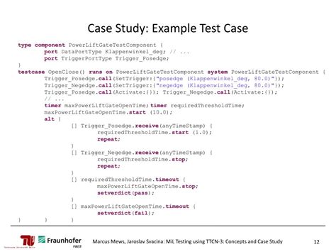 PPT MiL Testing Using TTCN 3 Concepts And Case Study PowerPoint Presentation ID 2209021