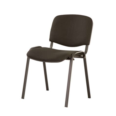 სკამი ნაჭრის ზედაპირით მეტალის ფეხით