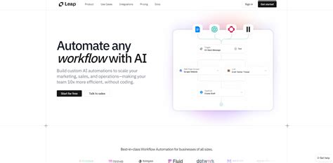 Leap Ai Automate Business Workflows With No Code Ai Aitoolnet