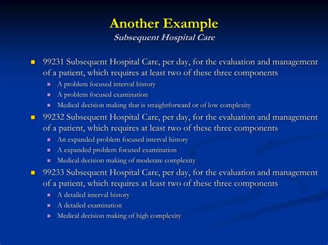 Ppt Physician Coding Ii Evaluation And Management Codes Powerpoint Presentation Id4842245