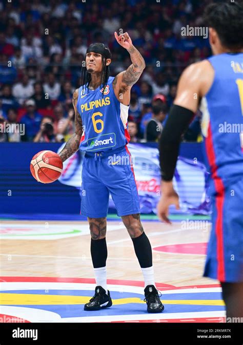 Bulacan Philippines 25th Aug 2023 Jordan Clarkson Of The