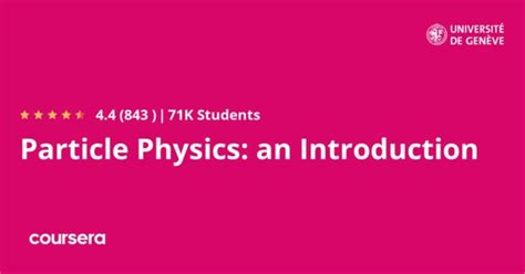 Particle Physics An Introduction Coursya