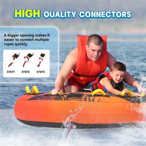 Swim Pull Buoy Towable Tubes For Boating 2 Person Inflatable Boat