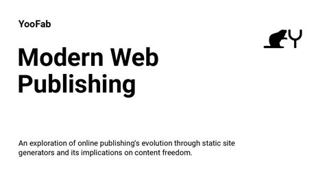Modern Web Publishing Yoofab