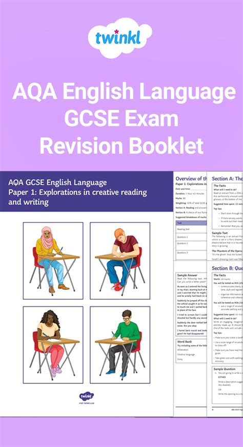 AQA English Language Paper 1 Exam Revision Booklet | Aqa english ...