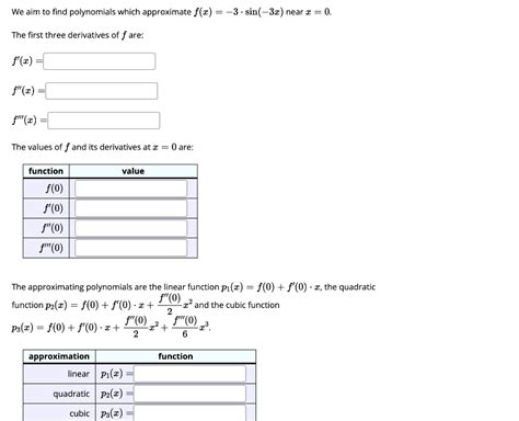 Solved We Aim To Find Polynomials Which Approximate Chegg