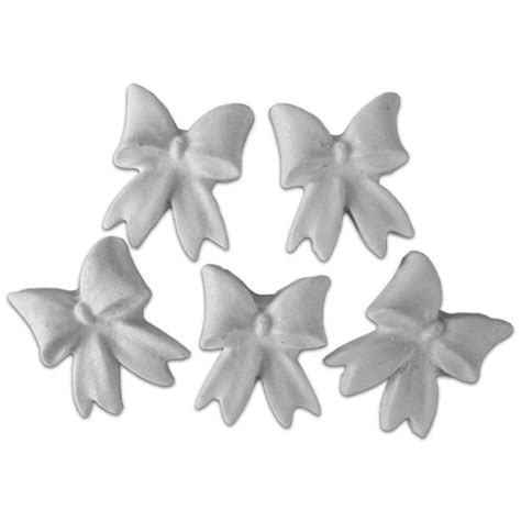 Aplique Lacinho 25x2cm Com 5 Unidades Resina