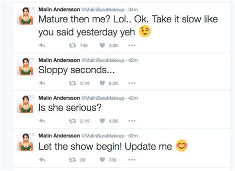 Sloppy Seconds Malin Andersson Slams Terry And Emma After Seeing