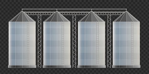 투명 한 배경에 고립 된 곡물 저장 엘리베이터에 대 한 농업 사일로 로프트의 창조적 인 벡터 일러스트 예술 디자인 농장 템플릿입니다 추상적인 개념 그래픽 밀 옥수수 탱크