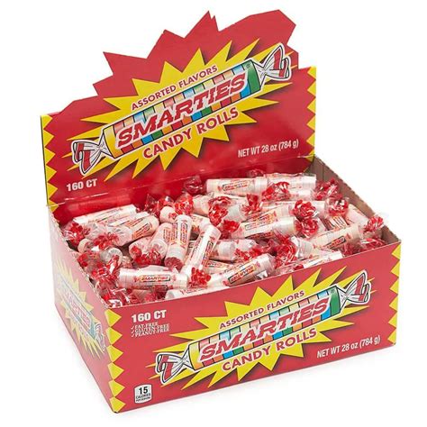 Smarties Candy Mini Rolls 160 Piece Box Salebestcandyshop