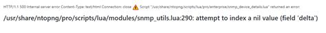 SNMP Topology Error Issue Ntop Ntopng GitHub