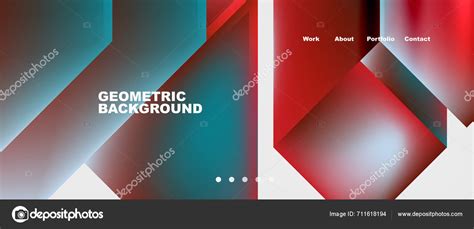 Glassmorphism Geometric Abstract Background Vector Illustration