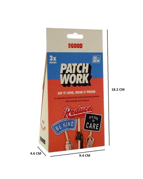 Wholesale Eco Friendly Sewing Patch Set 3pcs Rysons