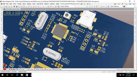 Pcb Design Stm32f4 Discovery Pcb Cover Youtube