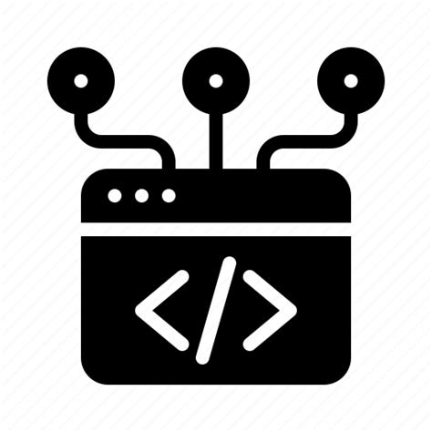 Algorithm Coding Programming Computing Software Development Icon