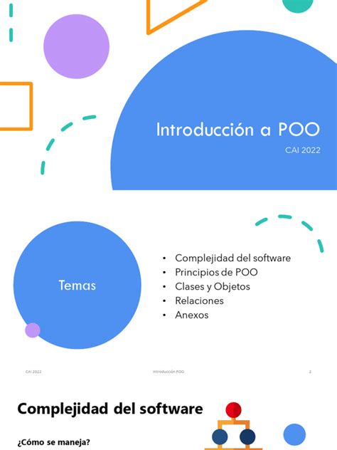 Introducción A Poo Pdf Objeto Informática Programación Orientada A Objetos