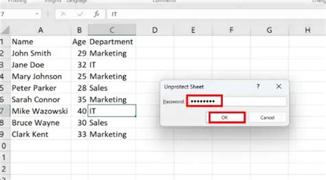 how to unprotect a sheet in excel 5 easy methods geeksforgeeks