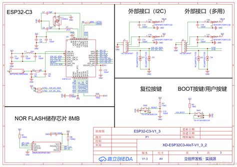 Esp32 C3 入门笔记03 Esp32 C3 Devkitm 1 And Yd Esp32 C3 （源地工作室）开发板核心板（ 芯片esp32 C3fn4资料） Esp Idf