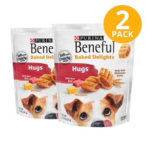 Purina Beneful Baked Delights Hugs 95 Oz Pack De 2 Superunico