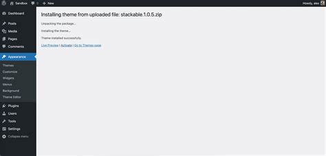 How To Change Your WordPress Theme In Stackable