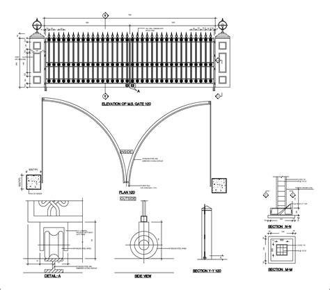 Sliding Gate Design Dimensions Design Talk