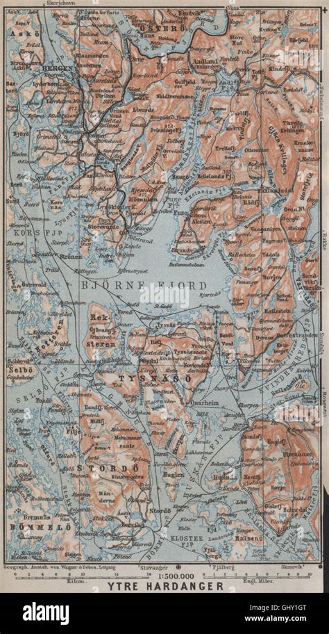Hardangerfjord Map