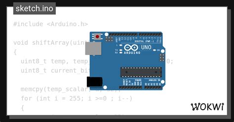swap shifting corrected short wokwi esp32 stm32 arduino simulator